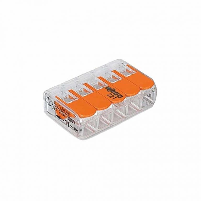 Wago 221-415 lasklem - 25 stuks | weltechniek.nl