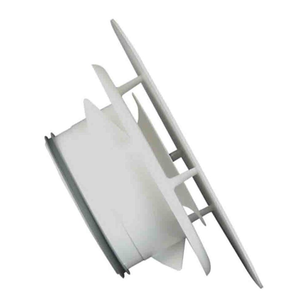 Imaginair metalen RLV toevoer/afvoer ventilatie ventiel grijswit ...
